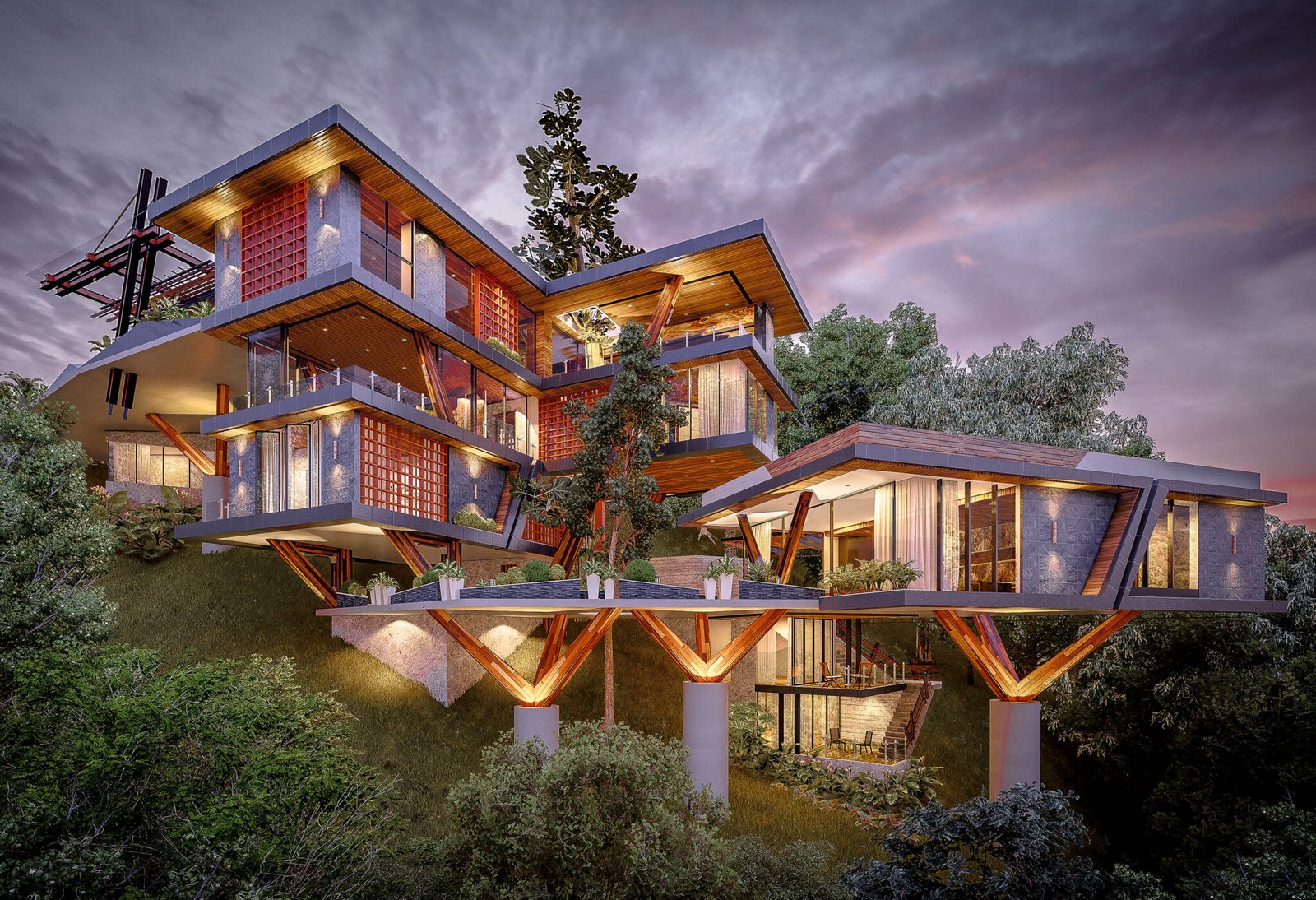 Trees A Crowd: The Tree House Project by DST Design + Build - Kanto ...