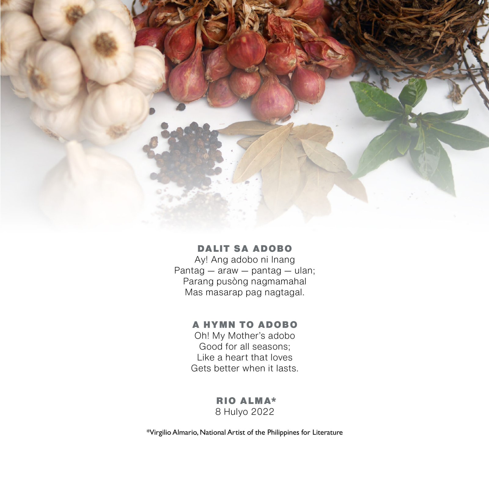 Stories, Not Recipes: Claude Tayag on His First Adobo Book - Kanto ...