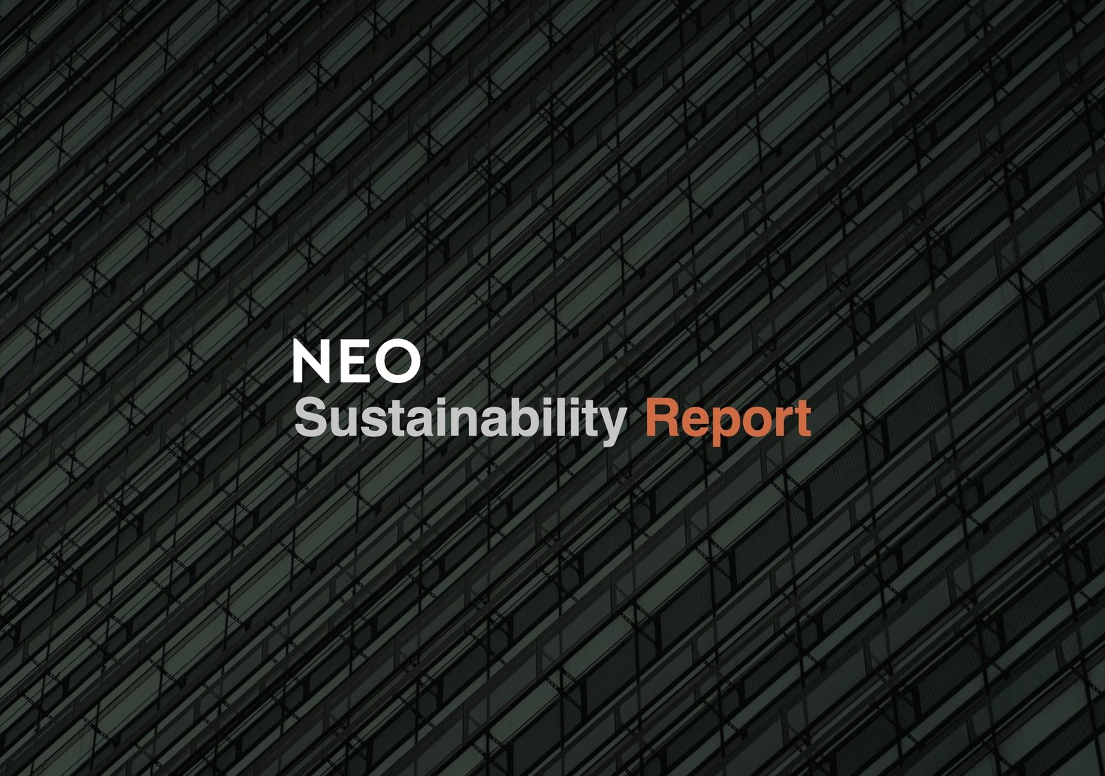 Green Beyond Paper: NEO on their First Sustainability Report - Kanto ...