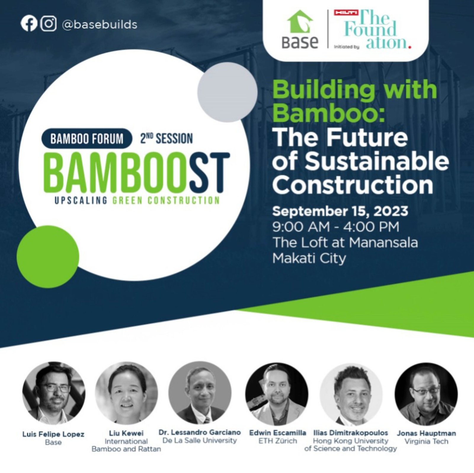Bamboost Base Bamboo Forum: Global Bamboo Experts Speak on Sustainable ...